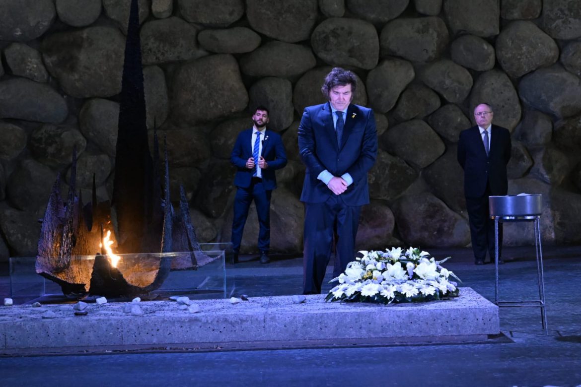 Milei: “estamos trabajando muy fuerte en la memoria activa” de la Shoá ...