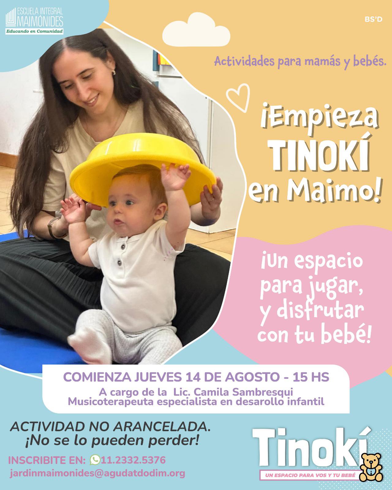 Escuela Integral Maimónides: Empieza Tinokí - Itón Gadol