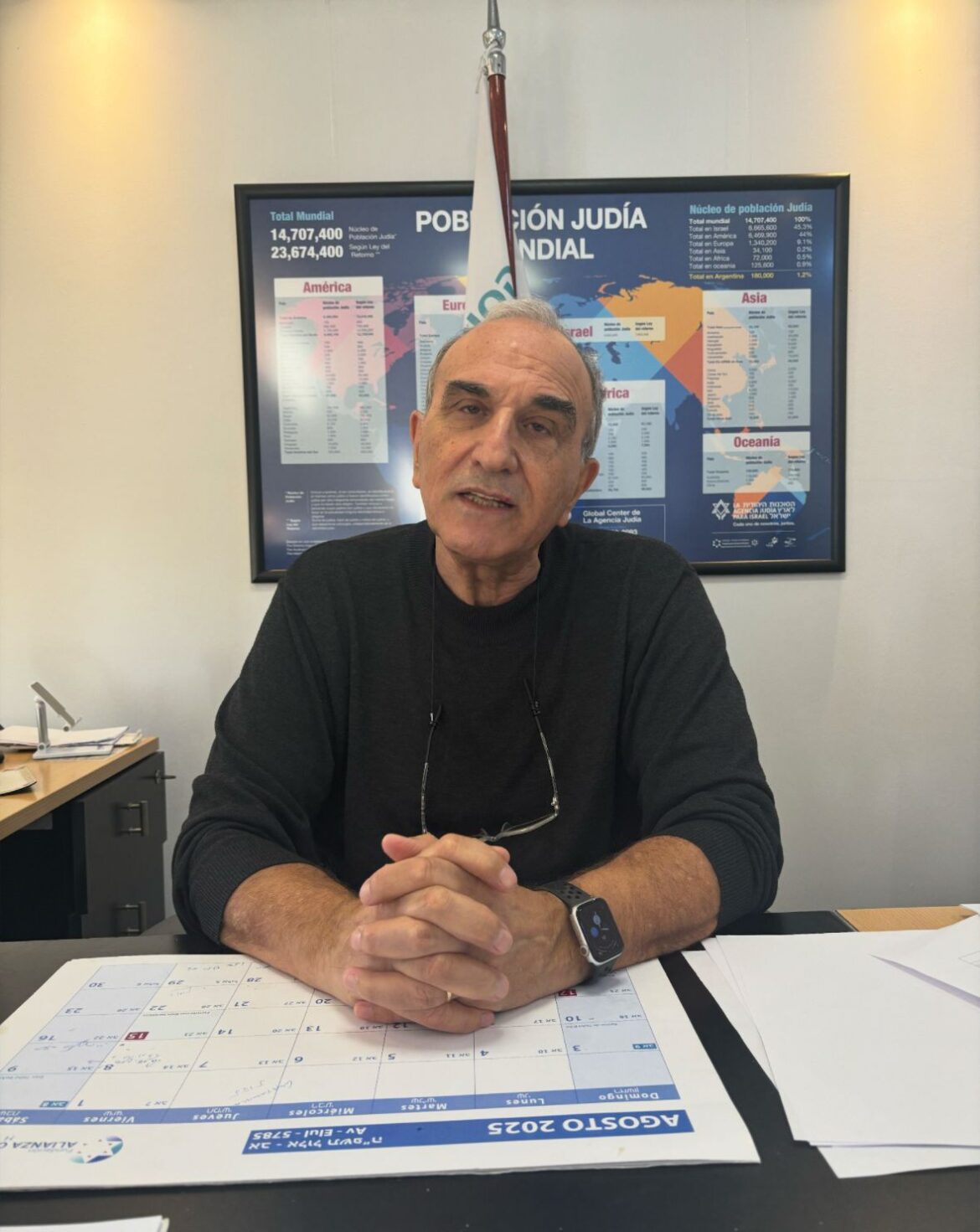 Eli Cohen: "en la nueva estrategia de la Sojnut, la palabra 'aliá' está ...